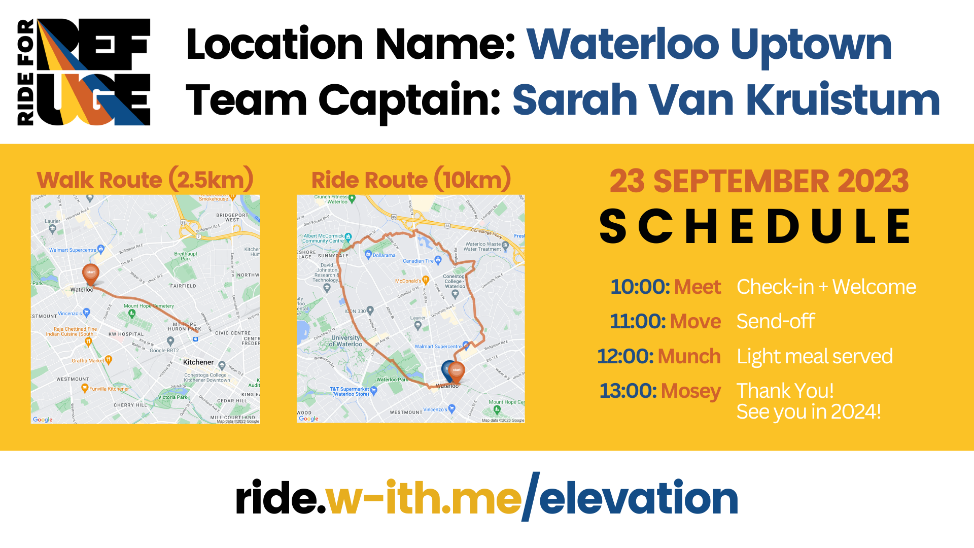 Ride With Us! - Elevation Waterloo