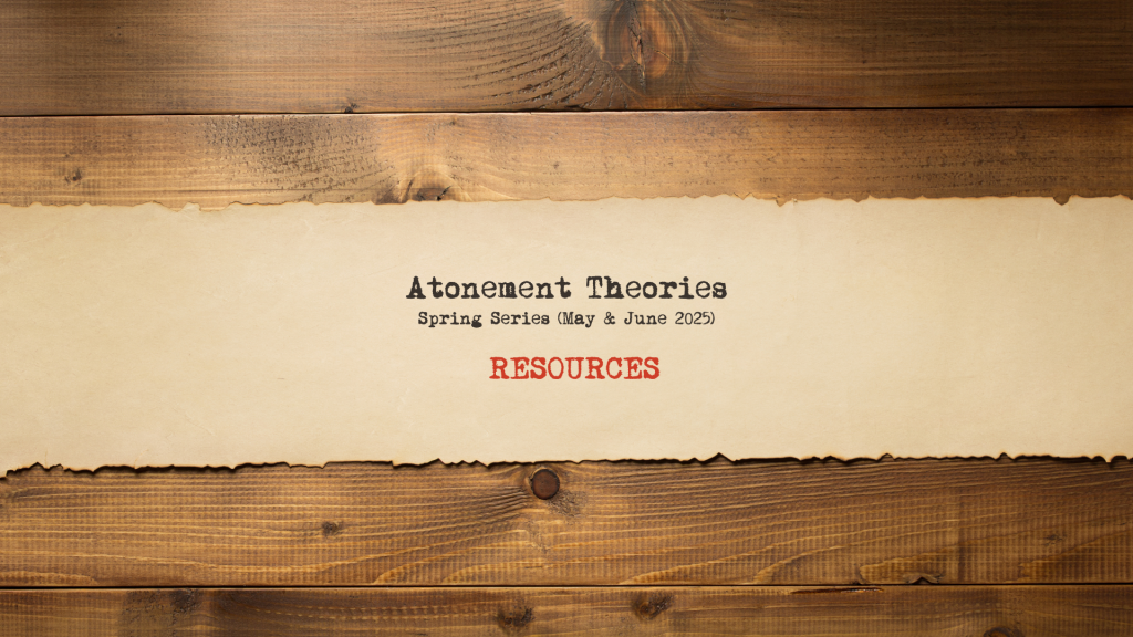 Atonement Series Resources - Elevation Waterloo